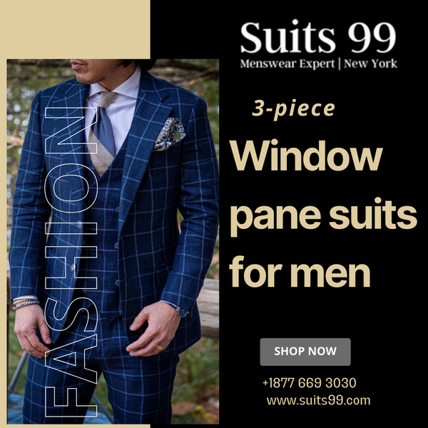Styling Tips for a Three-Piece Windowpane Suit – Suits99